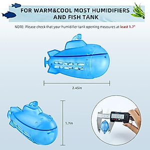 AMI PARTS Humidifier Cleaner Float Submarine for Warm&Cool Most Humidifiers and Fish Tank, Purifie Water, Soften Hard Water, Prevents Hard Water Build-Up, Universal Humidifier Tank Cleaner (6 Pack)