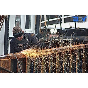 BSV Welding Neck Protection - Cut, Scratch & Heat Resistant Neck Protector/Gaiter, 100% made with DuPont™ Kevlar® - Protection for Men & Women (Large, Black)