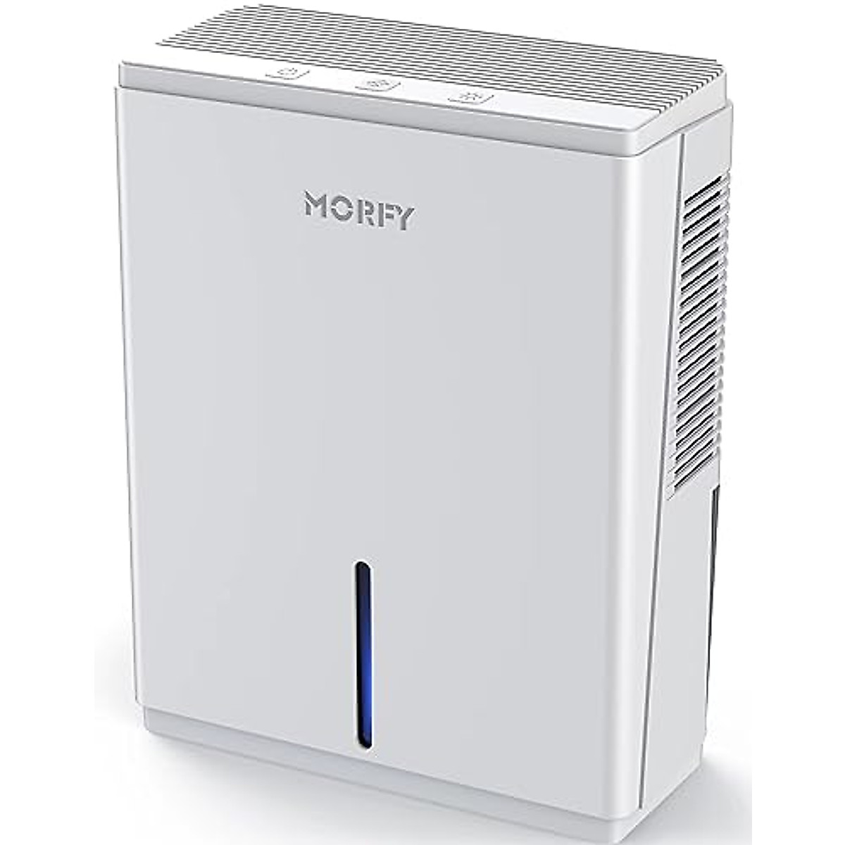 MORFY Dehumidifiers for Room Bedroom, Upgraded version 85 OZ Dehumidifiers, 6800 Cubic Feet(700sq ft) Small Dehumidifiers for Room with Drain Hose and Auto Shut Off, Portable Quiet Dehumidifier for Bedroom Bathroom RV Laundry Room or Closet（Matte white）