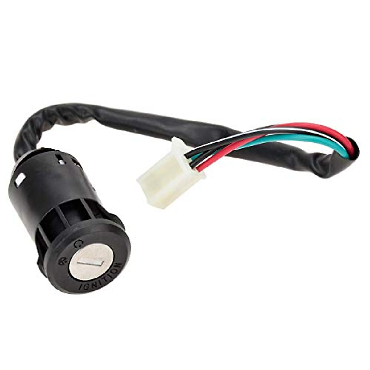 HIAORS 4 Wire Pin Ignition Key Switch Set for Tao Tao Coolster Baja Hawk Sunl Apollo Z20 DB-007 Coleman Roketa 50cc 70cc 90cc 110cc 125cc 150cc Chinese Pit Dirt Bike ATV Quad 4 Wheeler Scooter Parts