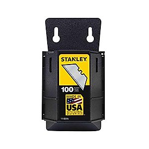 STANLEY Utility Knife Blades, Classic 1992, Heavy Duty, 100-Pack (11-921A)