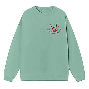 In My Milk Maker Era Sweatshirt For Women Breastfeeding Long Sleeve Sweatshirts Trendy Butterfly Graphic Hoodies 2023 Green