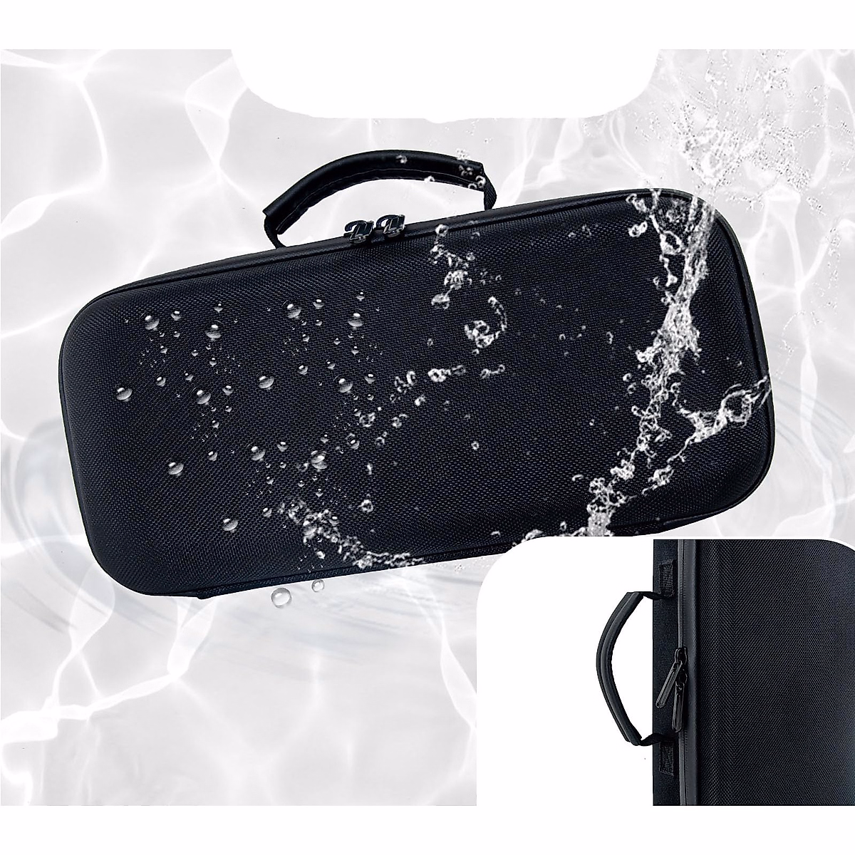 Hzycwgone Hard Case Bag for ASUS ROG Ally 7" 120Hz Gaming Handheld,ROG Ally Stand Carrying Case with Extra Room for Cable,Charger & Cards