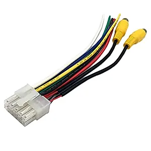 ALLMOST Dual TBX10A Wire Harness 10 Pin Plug with RCA Jack MXD337BT, MCD237BT, MCP1337BT,AMCP425BT