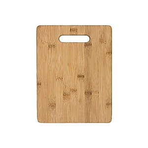 (Set of 12) 12"X9" Bulk Plain Bamboo Cutting Board | For Customized, Personalized Engraving Gifts | Wholesale Premium Chopping Board (With Handle)