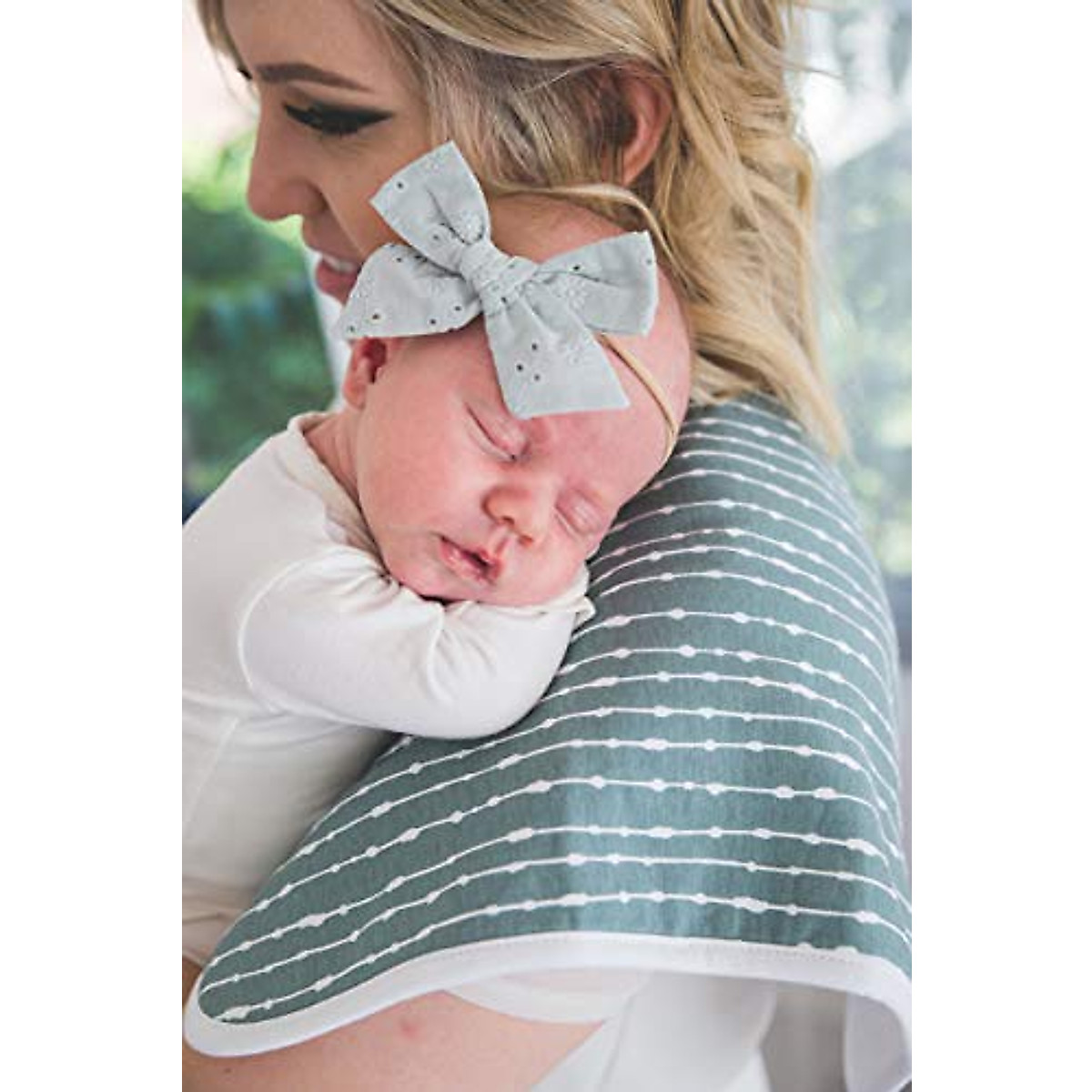 Baby Burp Cloth Small 21''x10'' Size Premium Absorbent Triple Layer 3-Pack Gift Set 'Autumn' by Copper Pearl