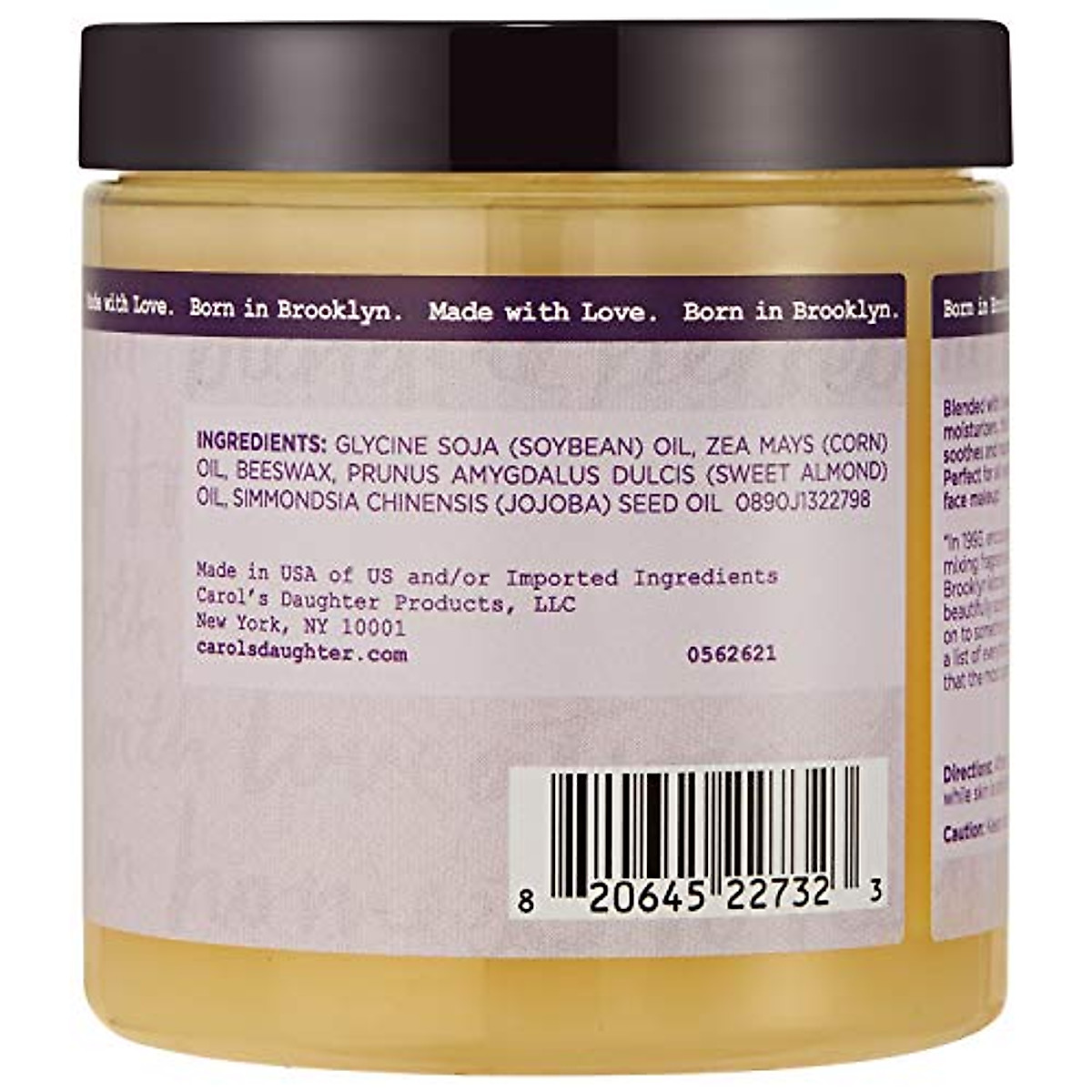 Carol’s Daughter Body Jelly Moisture Rich Body Jelly All Natural Multi Tasker with Sweet Almond Oil and Jojoba for All Skin Types, 8 oz