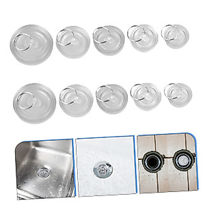 40 Pcs Bathtub Plugs Rubber Sink Plug Bath Plugs Sink Stopper with Ring Sink Plug for Bathroom Bathtub Stoppers Basin Plug Drain Stopper Kitchen Sink Plug Kitchen Sink Stopper