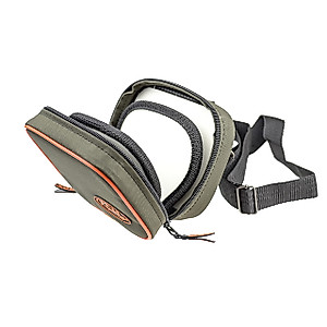 XCH Fishing Tackle Storage and Carrying Pouch, Padded Shoulder Strap, Durable Waterproof Material