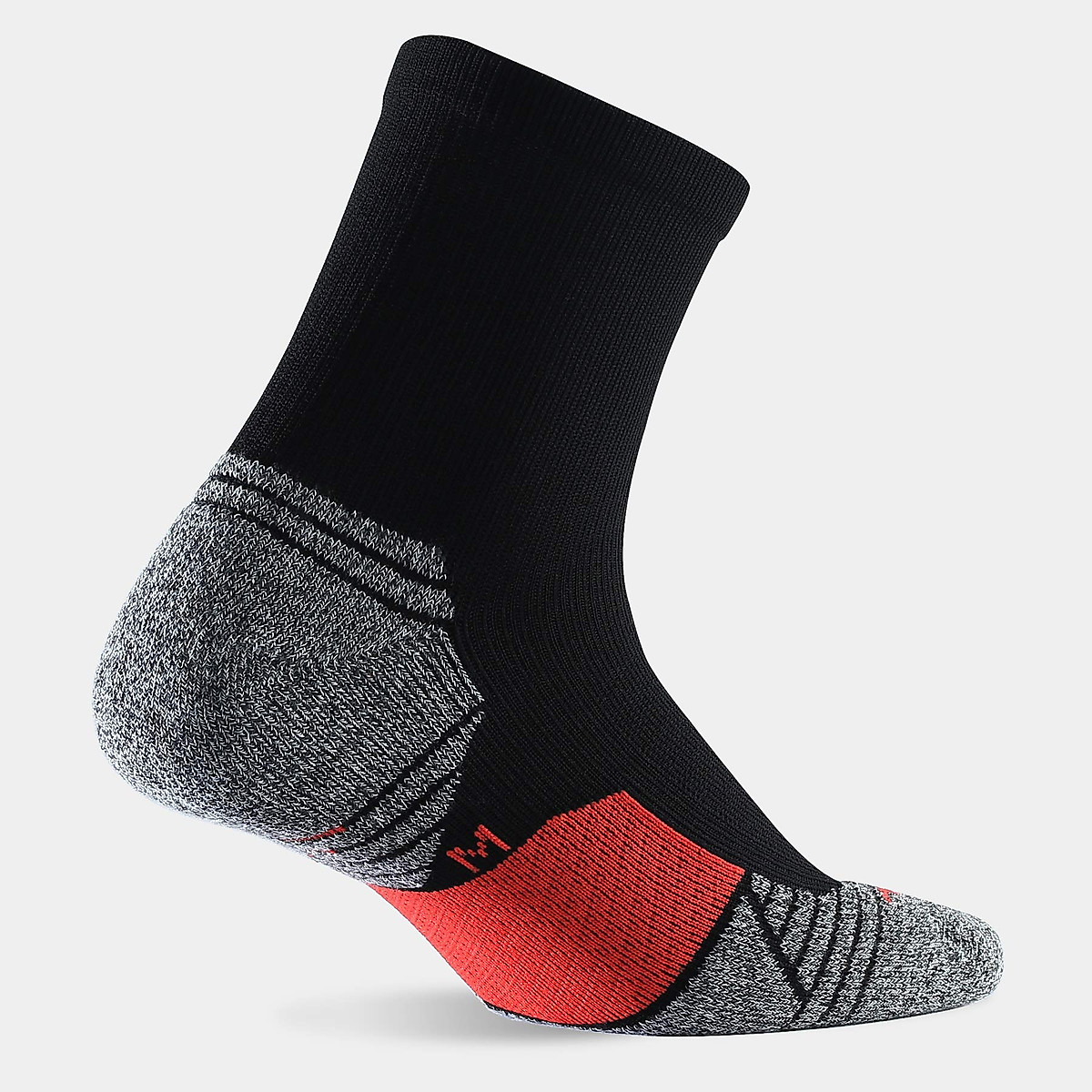 WANDER Men's Athletic Ankle Socks 6 Pairs Sports Running Socks Cushion Quarter Cycling Socks 6-9/10-12/12-14