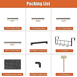 GIMTRR 7 Tiers Metal Shoe Rack, Large Capacity 24-30 Pairs Vertical Shoe Tower, Tall Shoe Storage Organizers, Narrow Shoe Shelf for Entryway, Closet, Garage