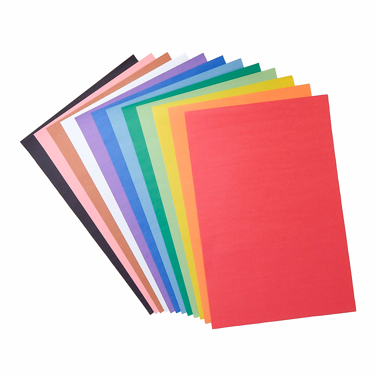 Crayola Giant Construction Paper Pad 18"X12"-48 Sheets W/Stencil