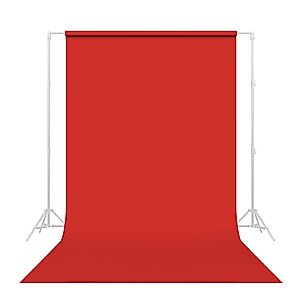 Savage Seamless Paper Photography Backdrop - Color #8 Primary Red, Size 86 Inches Wide x 36 Feet Long, Backdrop for YouTube Videos, Streaming, Interviews and Portraits - Made in USA