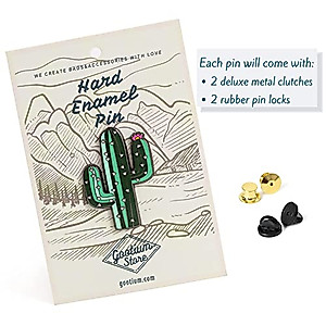 Gootium Canvas Backpack x Cactus Enamel Pin