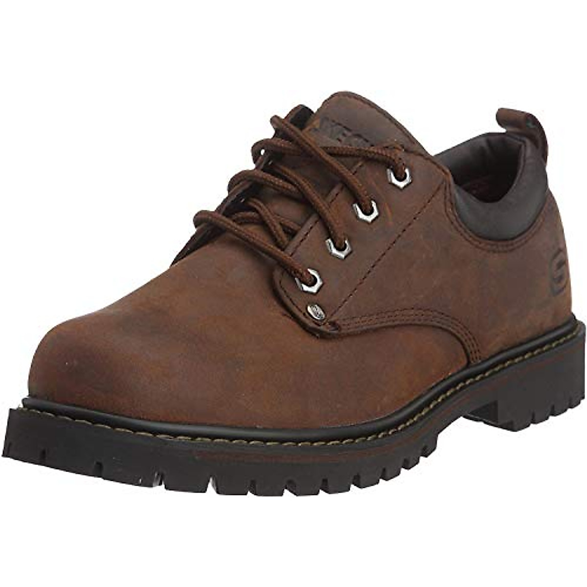 Skechers Men's Tom Cats Utility Shoe, Dark Brown, 11 M US