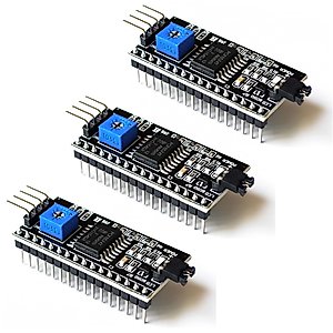 WWZMDiB 3Pcs IIC/I2C/ Interface LCD 1602 2004 LCD Transfer Board for Arduino Robort Parts