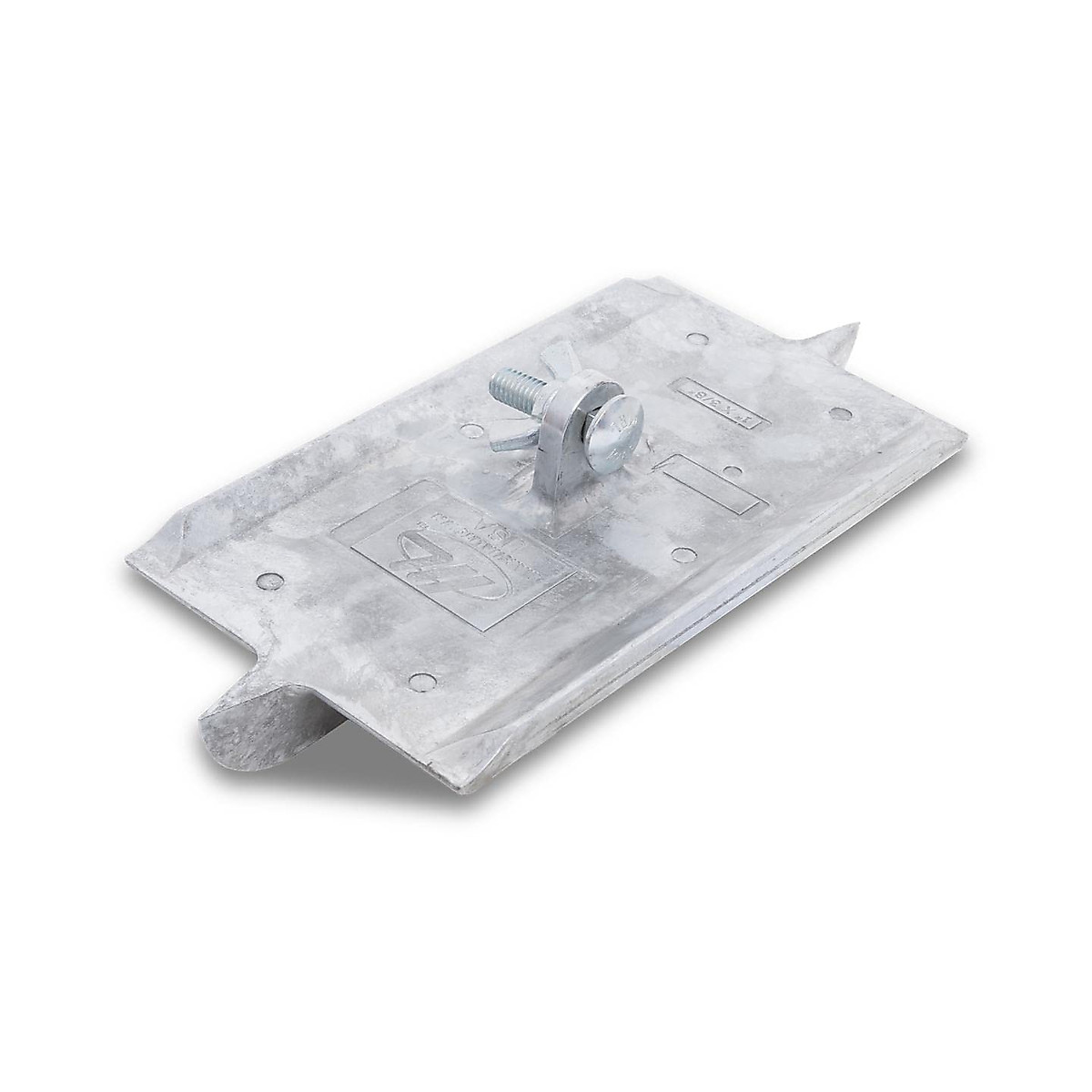 MARSHALLTOWN Zinc Double End Walking Groover, 8 x 4-3/8 Inch Blade Creates 1 Inch Grooves, Concrete Tools, Double End Blade Allows for Use in Both Directions, Eliminates Bending, 836