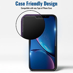 NEEPART 4 Pack Tempered Glass Screen Protector for iPhone 11/XR [6.1 Inch], Sensor Protection, 9H Tempered Glass Film, Anti-Scratch, Case Friendly, Easy Installation, Bubble Free, Case Friendly