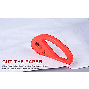 4Pcs Vinyl Cutting Tools Wrapping Paper Cutter Tool Shark Tank, Rolled Paper Cutter Knife for Window Tinting Tools, Gift Paper Wrapping, Films, Vacuum Bags