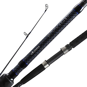 Okuma, Rockaway Surf/Spinning 2 Piece Saltwater Rod, 9' Length, 10-17 lb Line Rate, 1/2-1 1/2 oz Lure Rate, Medium Power