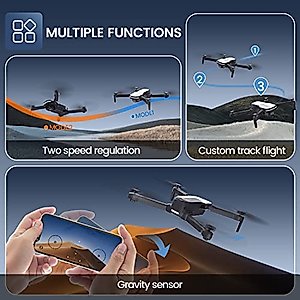 Holy Stone HS280 Foldable FPV Drone with Adjustable 1080P HD WiFi Camera, Lightweight RC Quadcopter for Kids Adults Beginner, 2 Modular Batteries, Auto Hover, Gravity Sensor, Voice Gesture Control