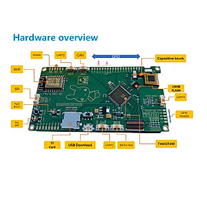 Fsuoech IPS 4.3 Inch TFT LCD Capacitive Touchscreen Development Board 800x480 ESP WiFi Internet of Things Intelligent Display M4 Board TKM32F499