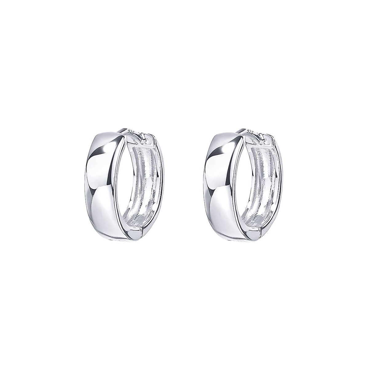 PAVOI 18K Gold Plated Sterling Silver Post Huggie Earrings - Small Hoop Earrings - Gold Vermeil for Women