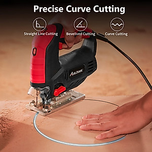 AVID POWER Oscillating Tool Bundle with 7.0A 3000 SPM Jig Saw