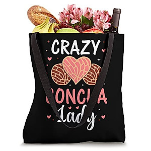 Crazy Concha Lady - Funny Mexican Sweet Bread Concha Girl Tote Bag