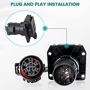 Oyviny 7 Way RV Blade Trailer Wiring 56443 for 2020-2022 Ford F-250, F-350, F-450, Factory Tow Package Required