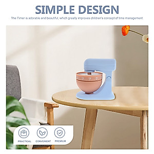SHERCHPRY Kids Clock Hand Mixer Electric Household Time Reminder, Mechanical Timer, Boiling Egg Timer, Baking Time Reminder Handheld Mixer Kitchen Timer