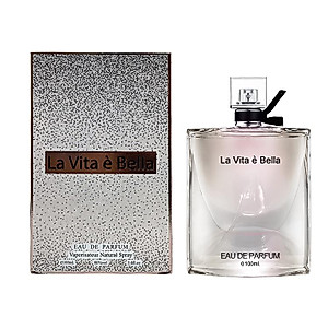 Tokuyo La Vida Bella for Women Perfume Eau de Parfum Natural Spray Elegant Scent Fragrance for all Skin Types 3.3 Fluid Ounce, Count : 1