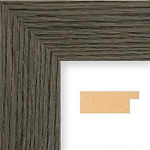 Push Pin Travel Maps Customizable Wall Art - Earth Toned US - Barnwood Gray - Personalized Framed Pin Map, Includes 150 Pins - Handcrafted in USA - 27.5" x 39.5"