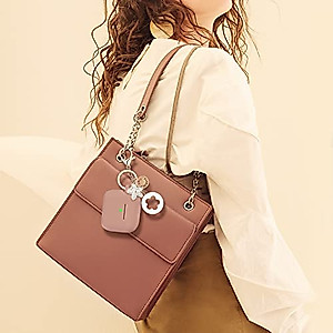 Case for Airpods Pro 2nd Generation - VISOOM Airpods Pro 2 Cases Cover Women 2022 Silicone iPod Pro 2 Earbuds Wireless Charging Cases Girl Bling Keychain for Apple Airpod Gen Pro 2(Milk Tea)