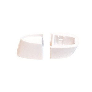 Compatible replacement set of two split knob for "Lutron Skylark" dimmers & fan controls (White)