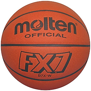 Molten FX6 Basketball (Orange, Intermediate/Size 6)