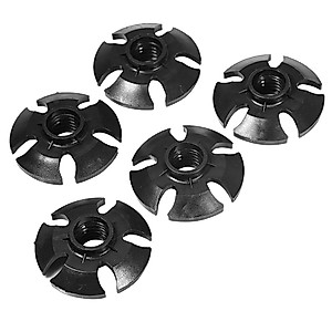 Pack of 5PCS Hiking Pole Basket, Rubber Hiking Walking Stick Cane Accessory Snow Mud Drag Basket Ski Pole Basket