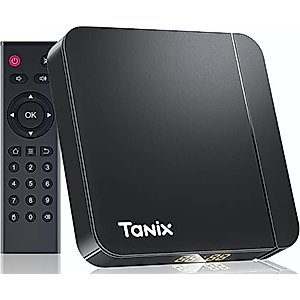 Android TV Box 11.0, Android 11 TV Box Amlogic S905W2 Quad Core 64 Bits 4GB RAM 32GB ROM AV1 4K 3D Android Box