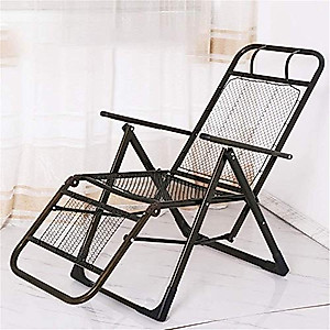 XZGDEN Lightweight Folding Deck Chair Patio Zero Gravity Chair Outdoor Folding Adjustable Reclining Chairs Pool Side Using Lawn Lounge Chair with Pillow One Size Sun Lounger Garden Chairs