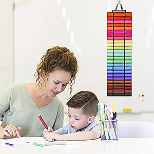 Vinyl Roll Holder, Vinyl Storage Organizer Wall Mount/Over The Door, Vinyl roll Storage, Craft Vinyl Storage Organizer Idea with 50 Compartments