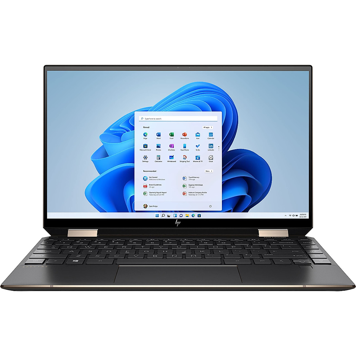 HP Spectre Touch x360 13 in Ash-Gold Convertible Laptop 11th Gen Intel i5 up to 4.2GHz 8GB DDR4 256GB SSD 13.3in FHD Backlit Keyboard Win 11 (13-AW200-Renewed)