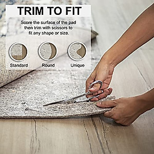 Mohawk Home 9' x 12' 3/8 Rug Pad 100% Felt Protective Cushion, Premium Comfort Underfoot – Safe for All Floors