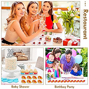 500 Pcs 4 Inch Appetizer Spoons Tear Drop Mini Appetizer Plates Plastic Catering Supplies Disposable Appetizer Tasting Spoons Asian Spoon for Desserts and Appetizers Sample Serving Party(Clear)