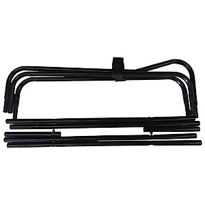 Dover Saddlery Knock-Down Saddle Rack - Black, 32" H x 26" L x 12" W.