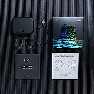 FiiO UTWS5 Amplifier Bluetooth Earbuds Hook Wireless 96kHz/24bit High Resolution Bluetooth 5.2 Standard MMCX 30hrs Battery Life IPX4