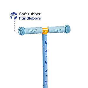 Bluey 3D Self Balancing Scooter for Kids, 3 Wheeled Scooter with Extra Wide Anti-Slip Deck, Rear Brake, Lean to Steer, Lightweight Design, for Boys/Girls 3 and up, 75 LB Limit