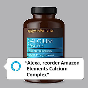 Amazon Elements Calcium Complex, 195 Capsules