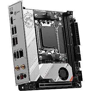 MSI MPG B650I Edge WiFi Gaming Motherboard (AMD Ryzen 9000/8000/7000 Series Processors, AM5, DDR5, PCIe 4.0, M.2, SATA 6Gb/s, USB 3.2 Gen 2, HDMI, Wi-Fi 6E, Bluetooth 5.3, 2.5Gbps LAN, Mini-ITX)