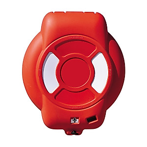 Glasdon Guardian 24" Life Ring Cabinet (Red) - Water Safety Equipment (Wall Mounting)