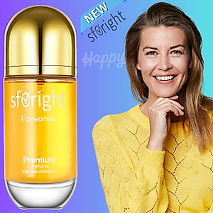 sfright Caroline Herrera Rose Inspired Fragrance For Women - Bubbly Rosé, Peach Blossom, Jasmine - Fresh, Dynamic, Sensual - Day and Night Wear - Edp Spray 3.04 Oz